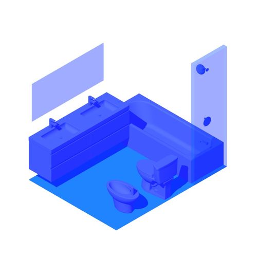 Bathroom - Primary Bath, Bidet (2-Wall, Center) Dimensions & Drawings ...