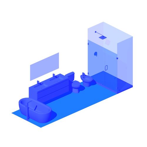 Bathroom - Primary Bath, Luxury, Bidet (2-Wall) Dimensions & Drawings ...