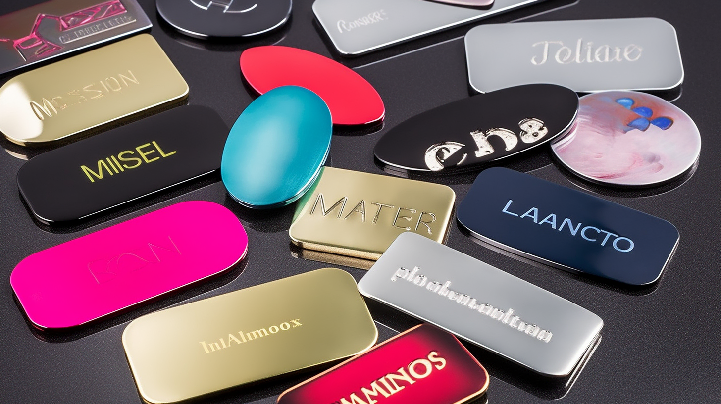 Say It Loud, Say It Proud: Personalized Engraved Name Tags - Stand Out ...