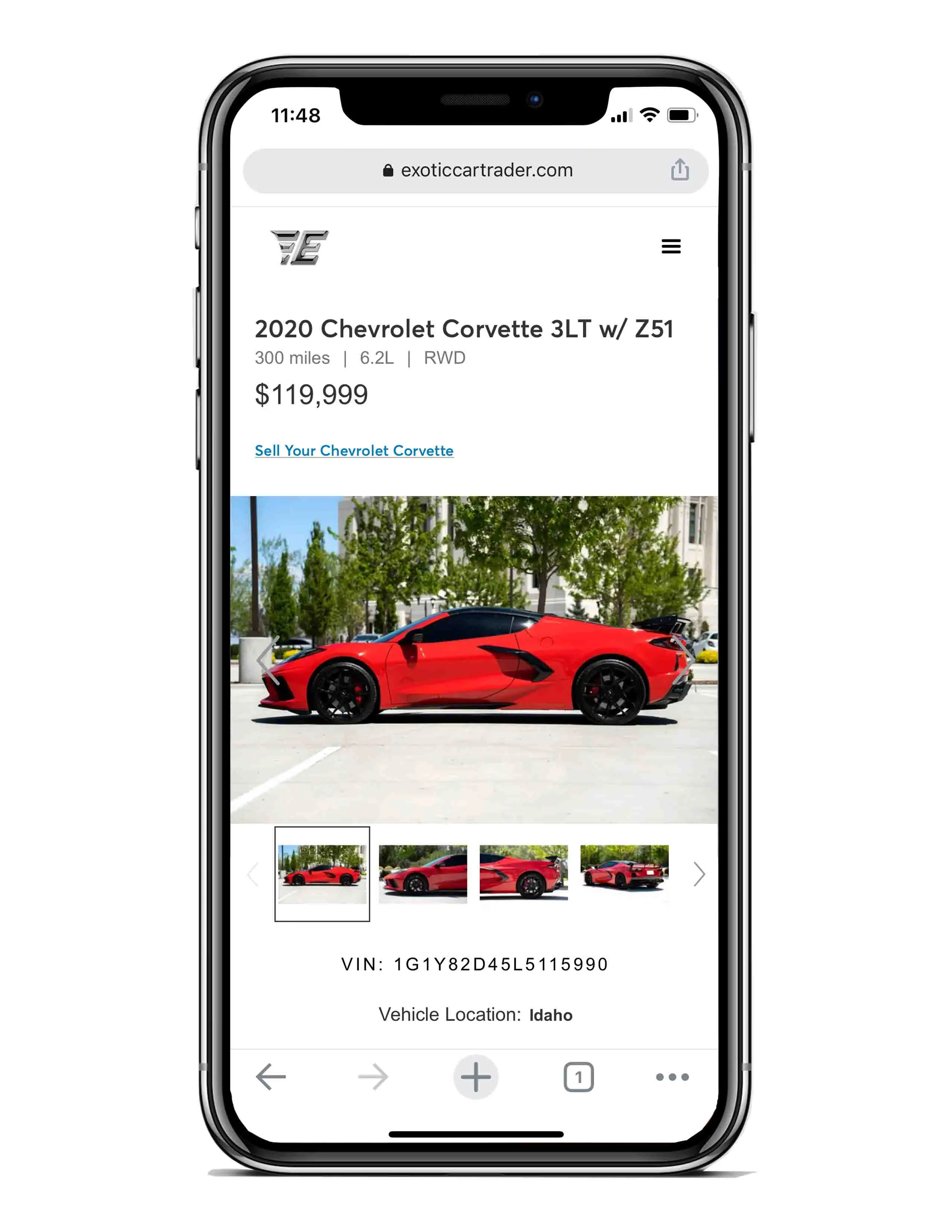 Sell Your Chevrolet Online for Retail - Exotic Car Trader