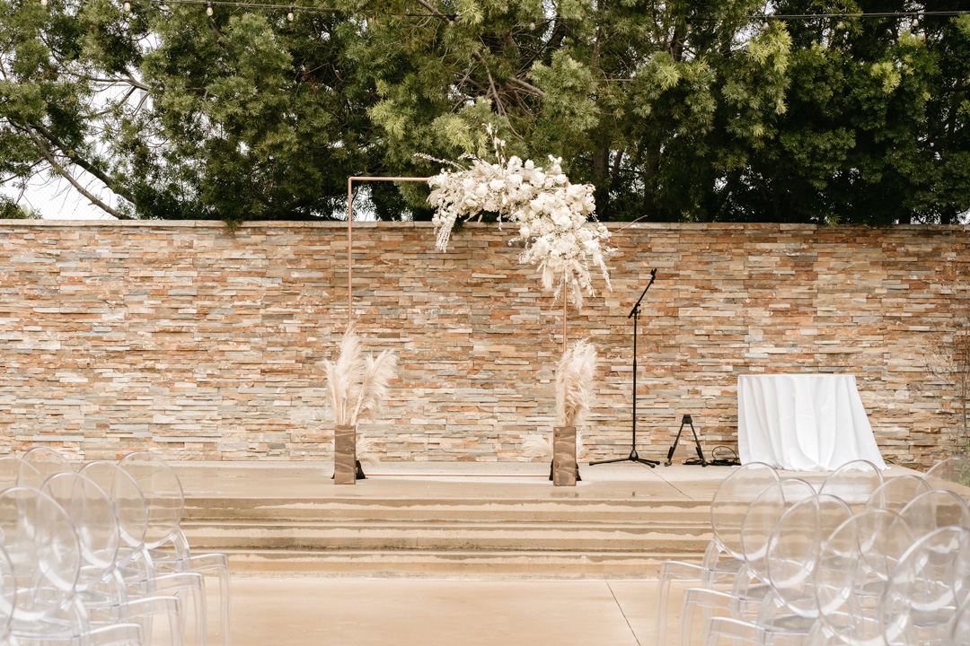 White Details Decorated this Rose Center Wedding | Rose Center Events