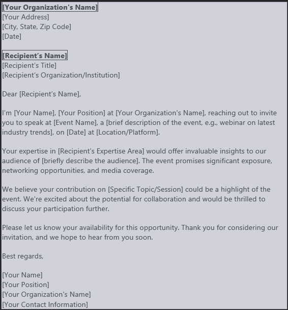 How to Write a Sponsorship Letter for Non-profit Organizations | TidyHQ ...