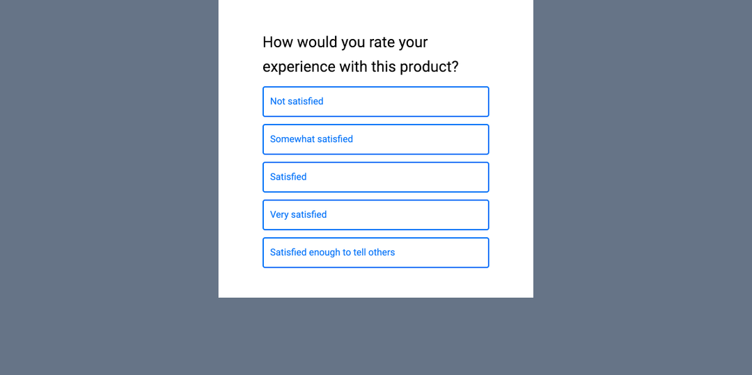 User Feedback Form Template | ConvertFlow