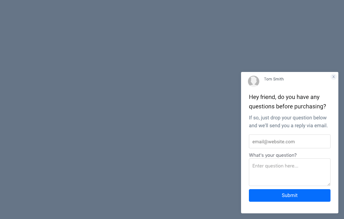 Follow-Up Message Template | ConvertFlow