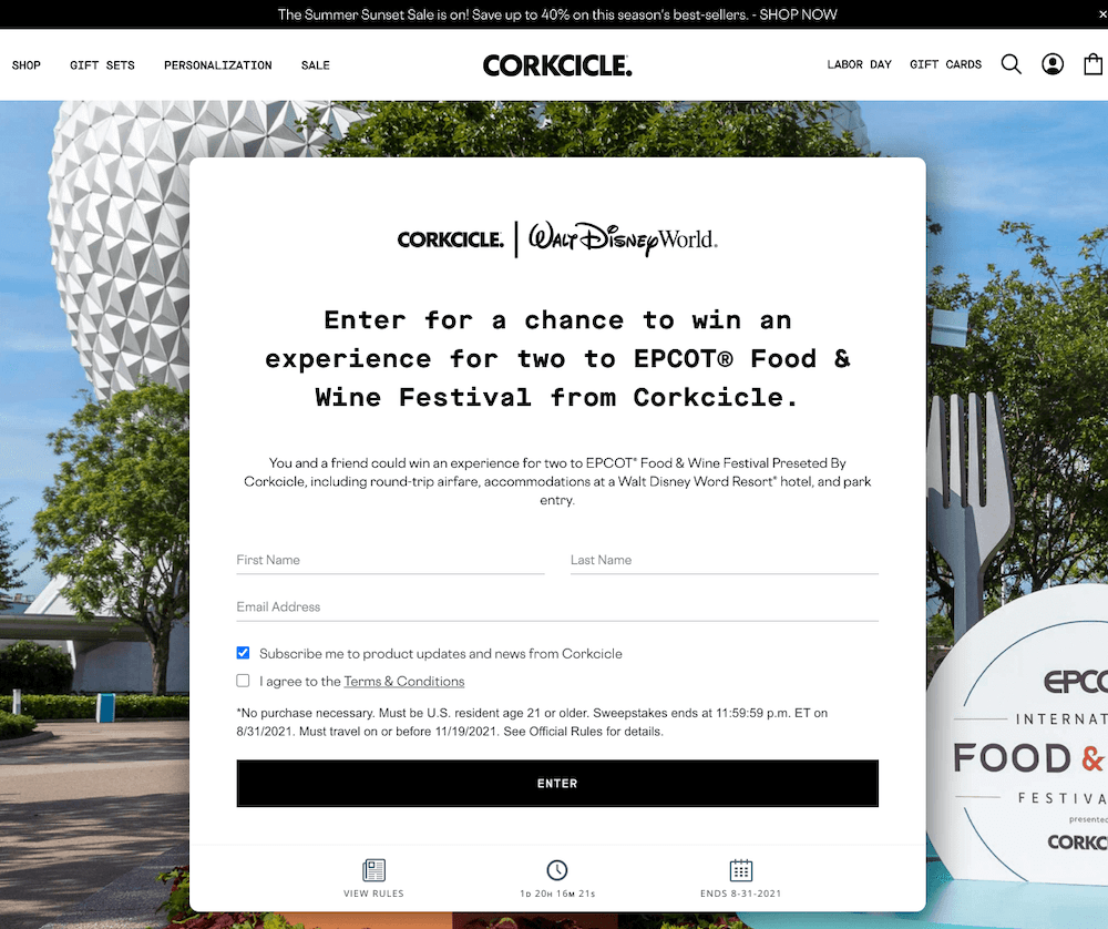 6 Giveaway Landing Page Examples To Copy with Templates 