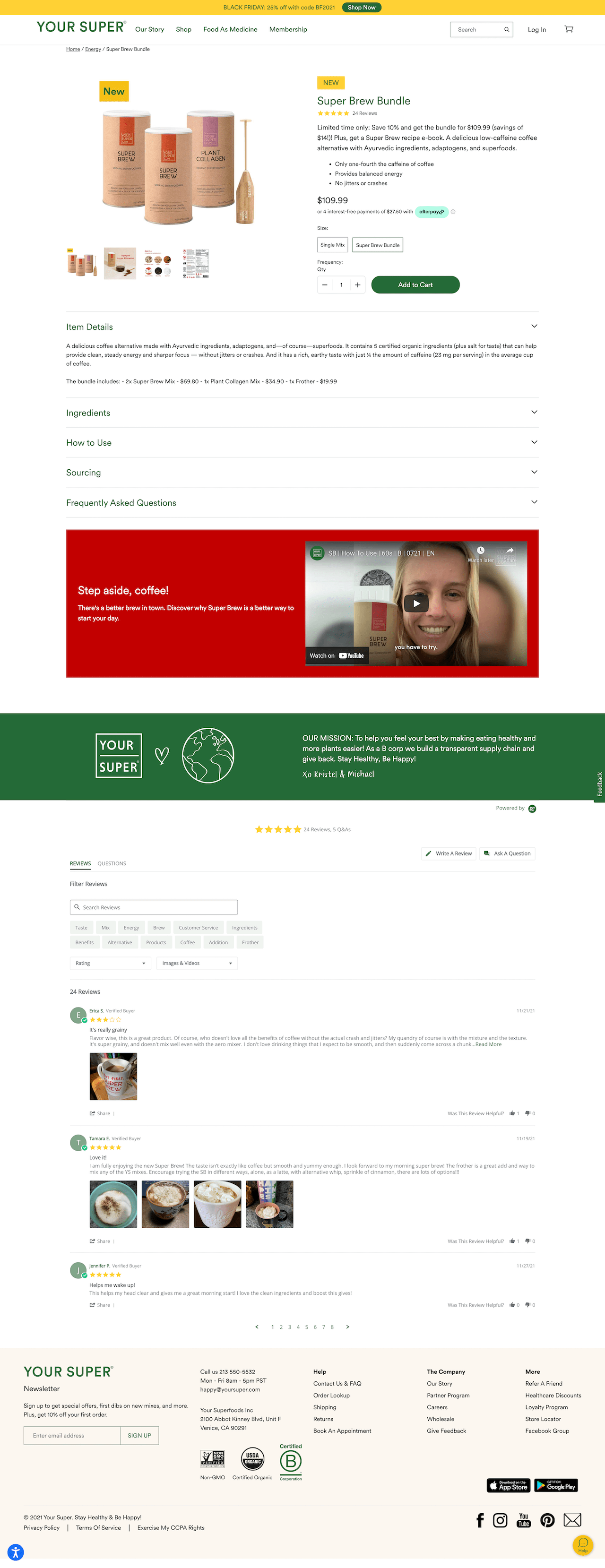 Your Super Product Landing Page Example | ConvertFlow