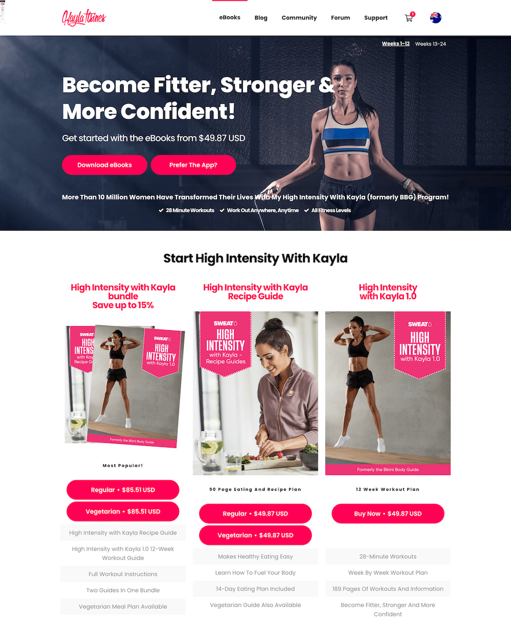 6 Fitness Landing Pages For Gyms Trainers Stores To Copy