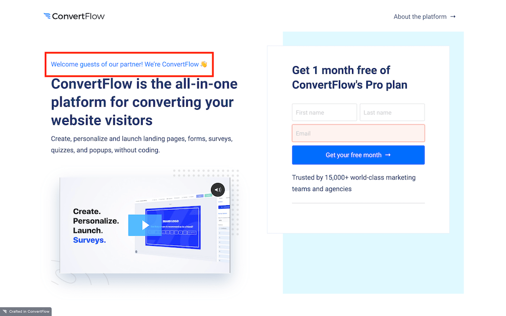 Dynamic Landing Pages 6 Real Life Examples w Templates 