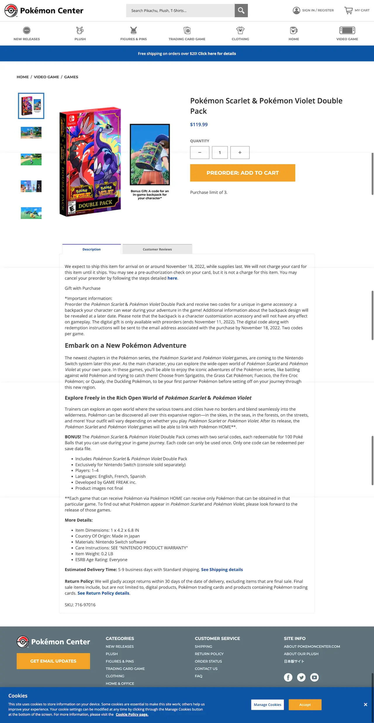 Pokémon Pre-Order Landing Page Example | ConvertFlow