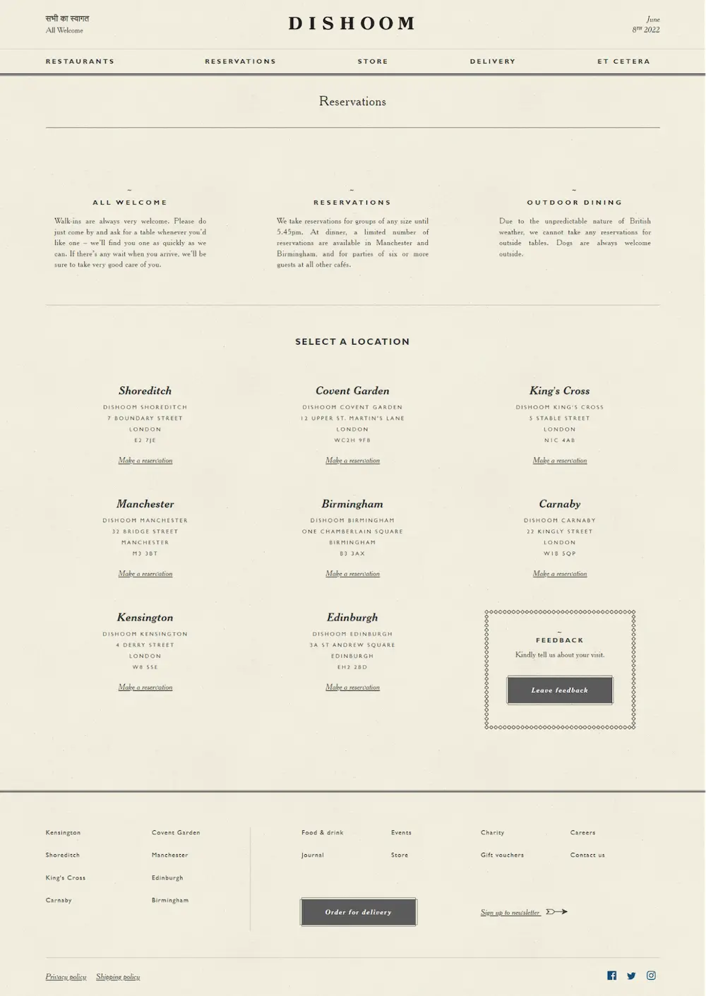 6 Restaurant Landing Page Examples to Get More Guests