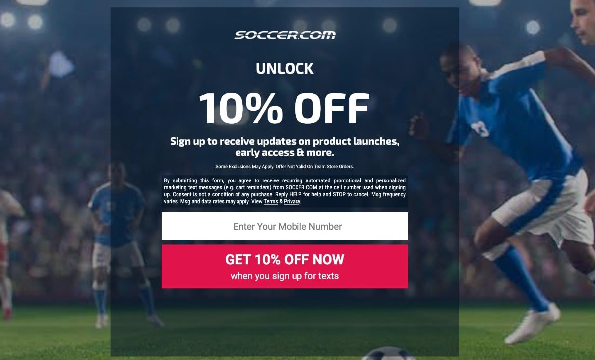 6 Popup SMS Examples to Drive More Text Marketing Leads