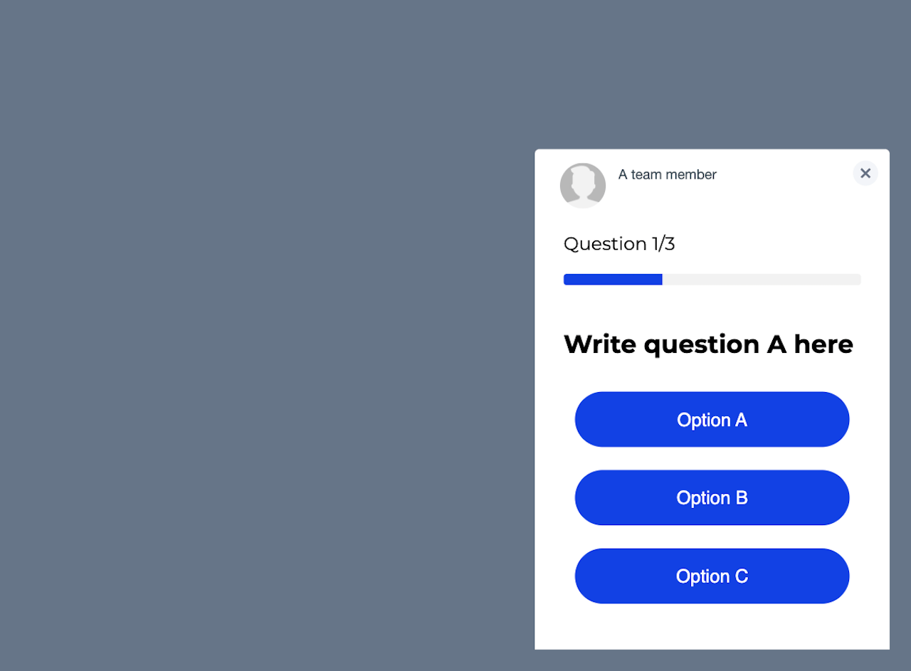 Simple Quiz Survey Template | ConvertFlow