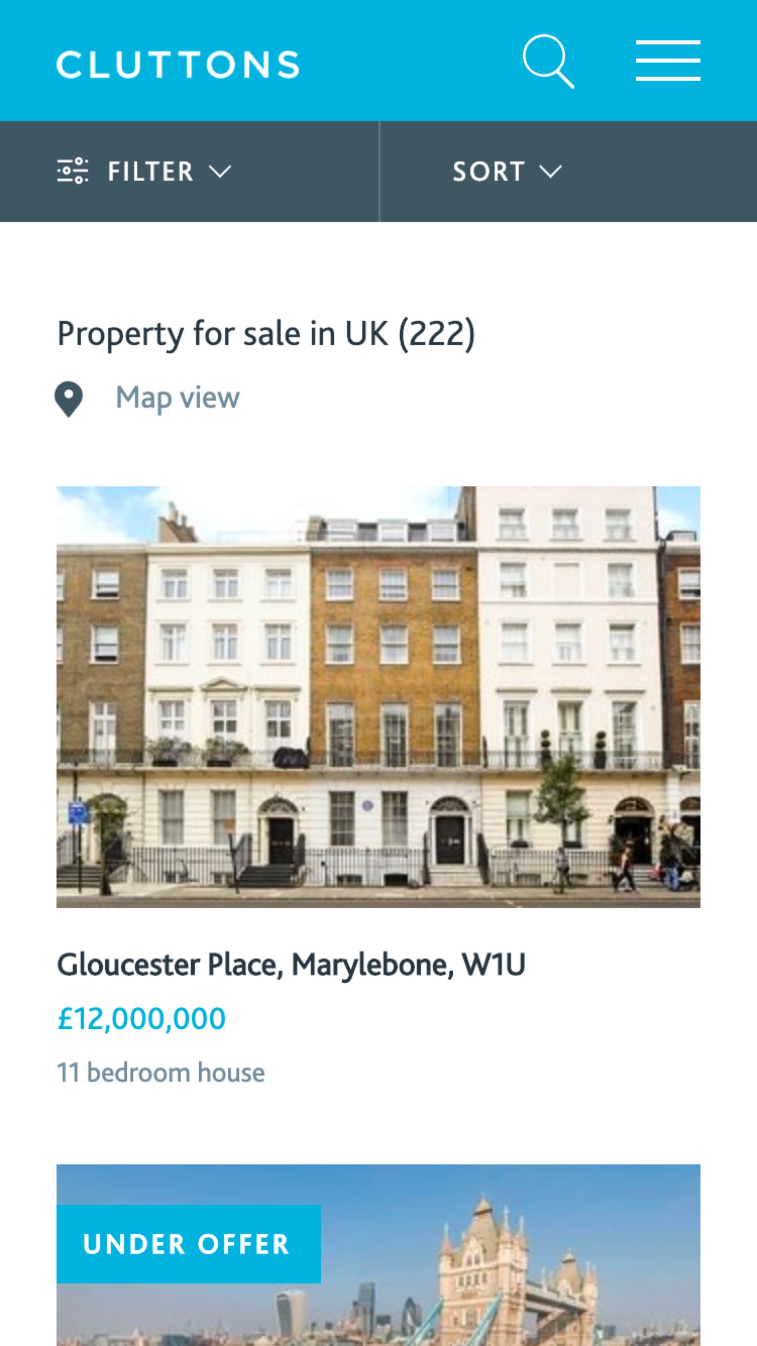 Highly-engaging online presence for UK property brand Cluttons | Starberry