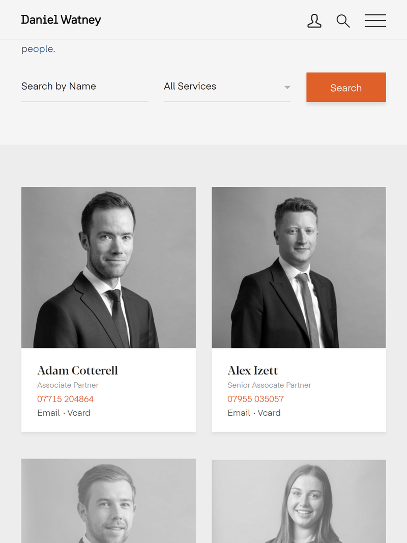 Web design for the commercial & residential property experience: Daniel ...