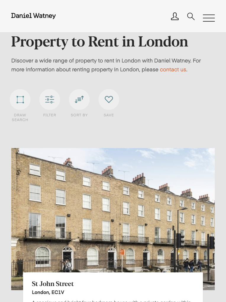 Web design for the commercial & residential property experience: Daniel ...