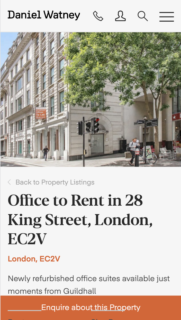 Web design for the commercial & residential property experience: Daniel ...