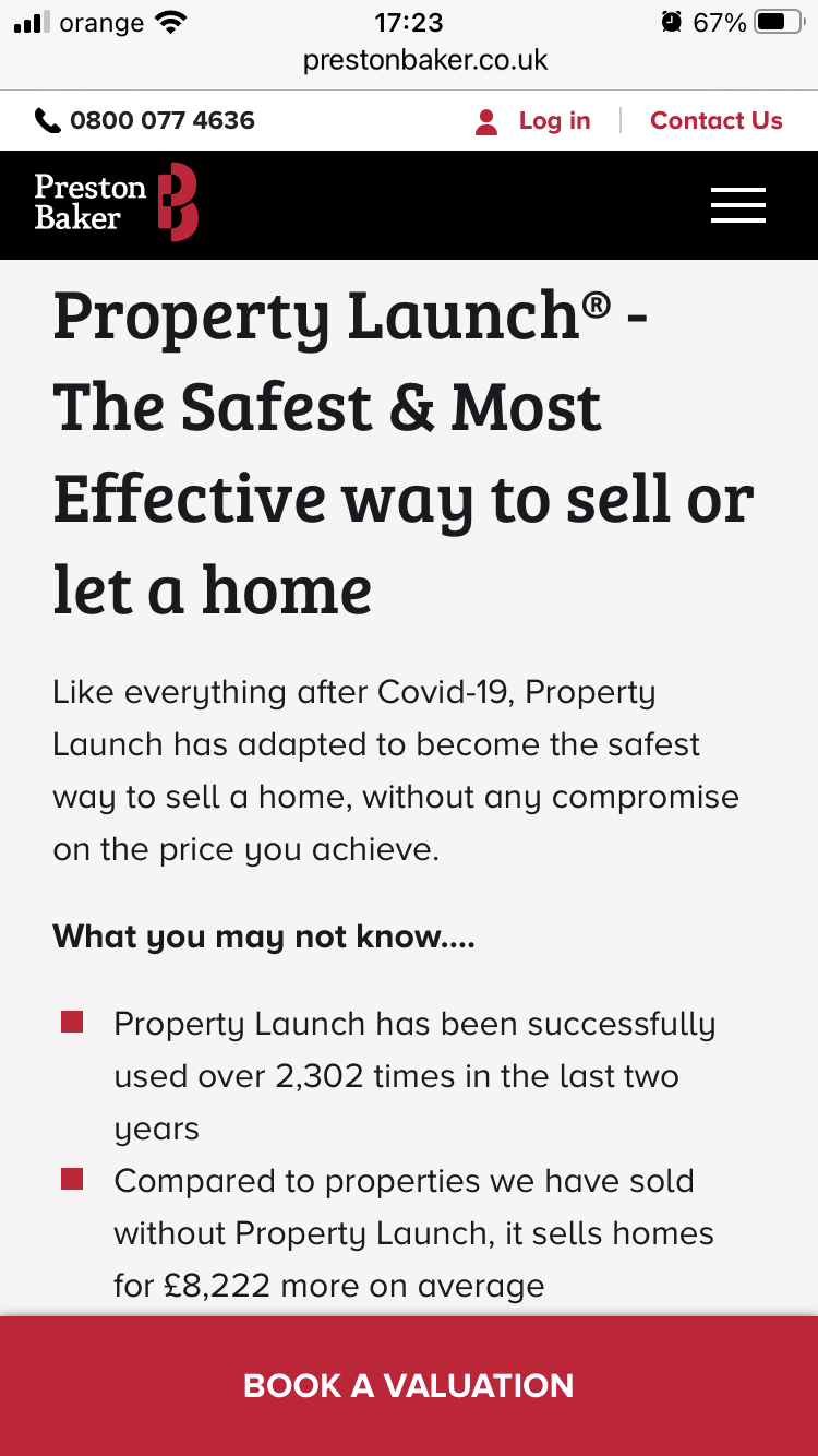 A Valuation-Focused Digital Campaign - Preston Baker Property Launch ...