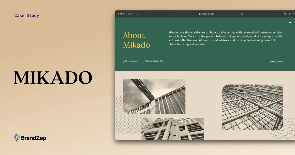 Mikado's Blueprint: Building a Brand from Past Projects — Case Study