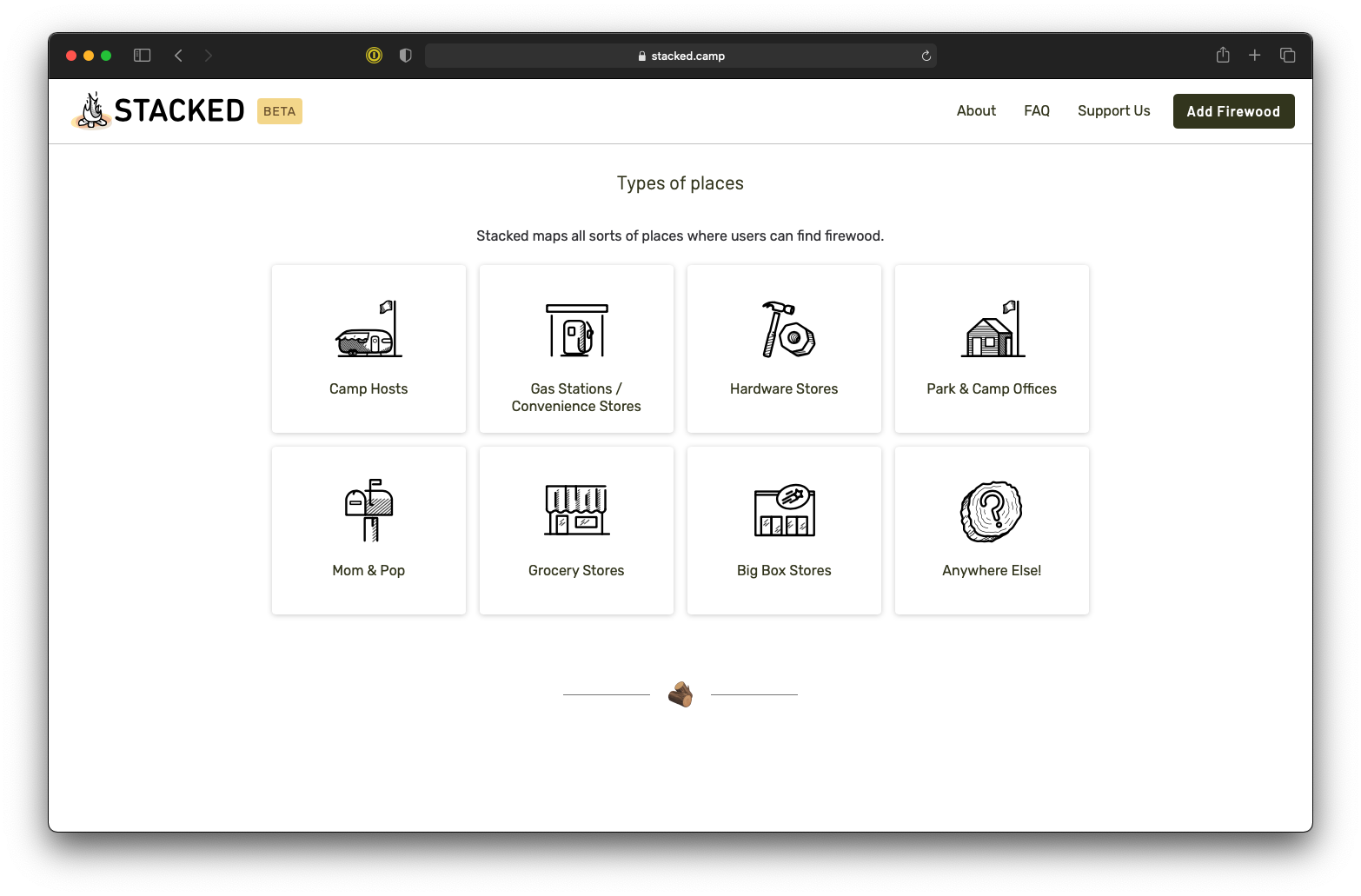 Stacked.camp, Product Design + Branding — BrandZap