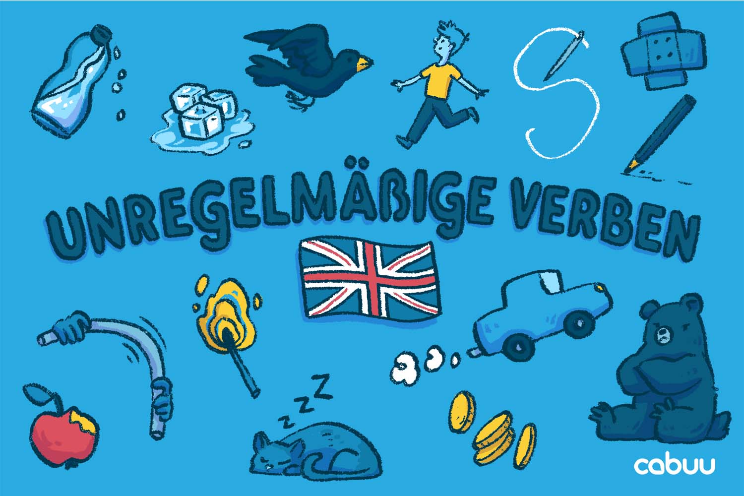 cabuu-App | Unregelmäßige Verben Englisch mit kostenlosem PDF-Download