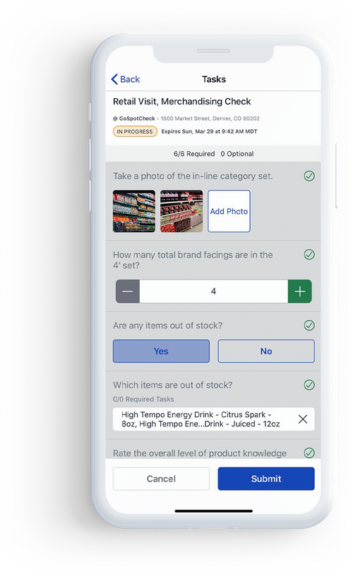 GoSpotCheck l Task Management Use Case Overview