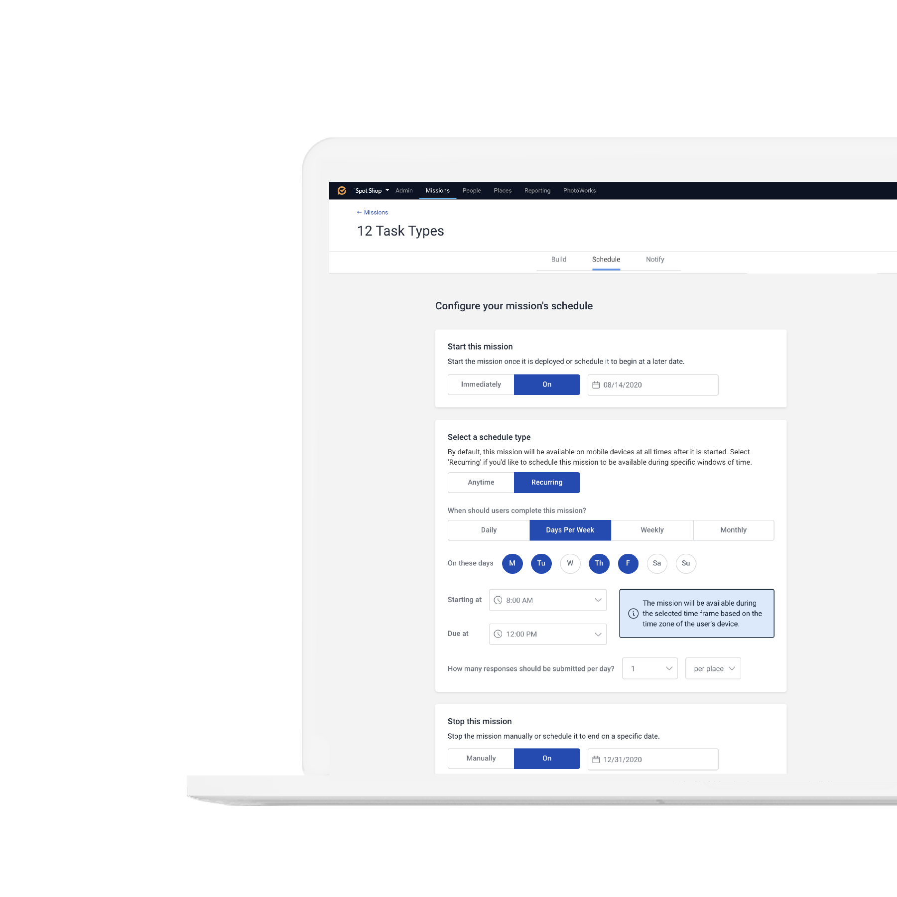 GoSpotCheck l Task Management Capabilities