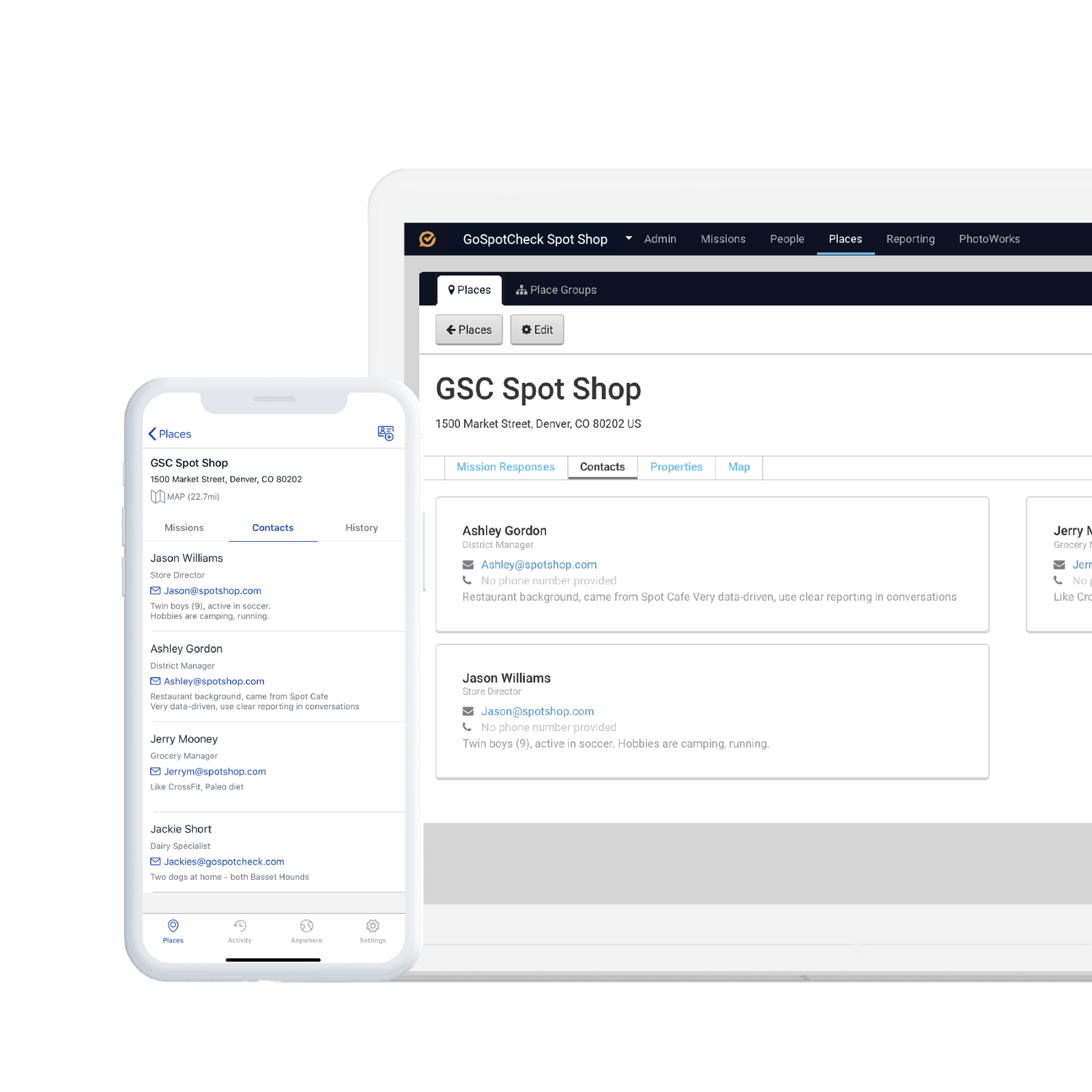 GoSpotCheck l People, Place + Data Management