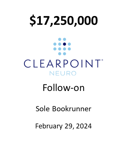 Lake Street Capital Markets | Transactions