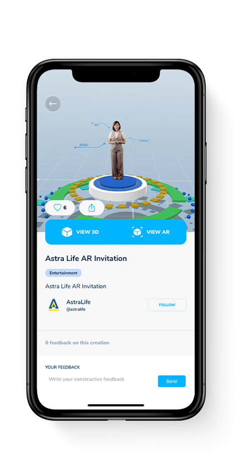 Augmented Reality Invitation | Astra Life