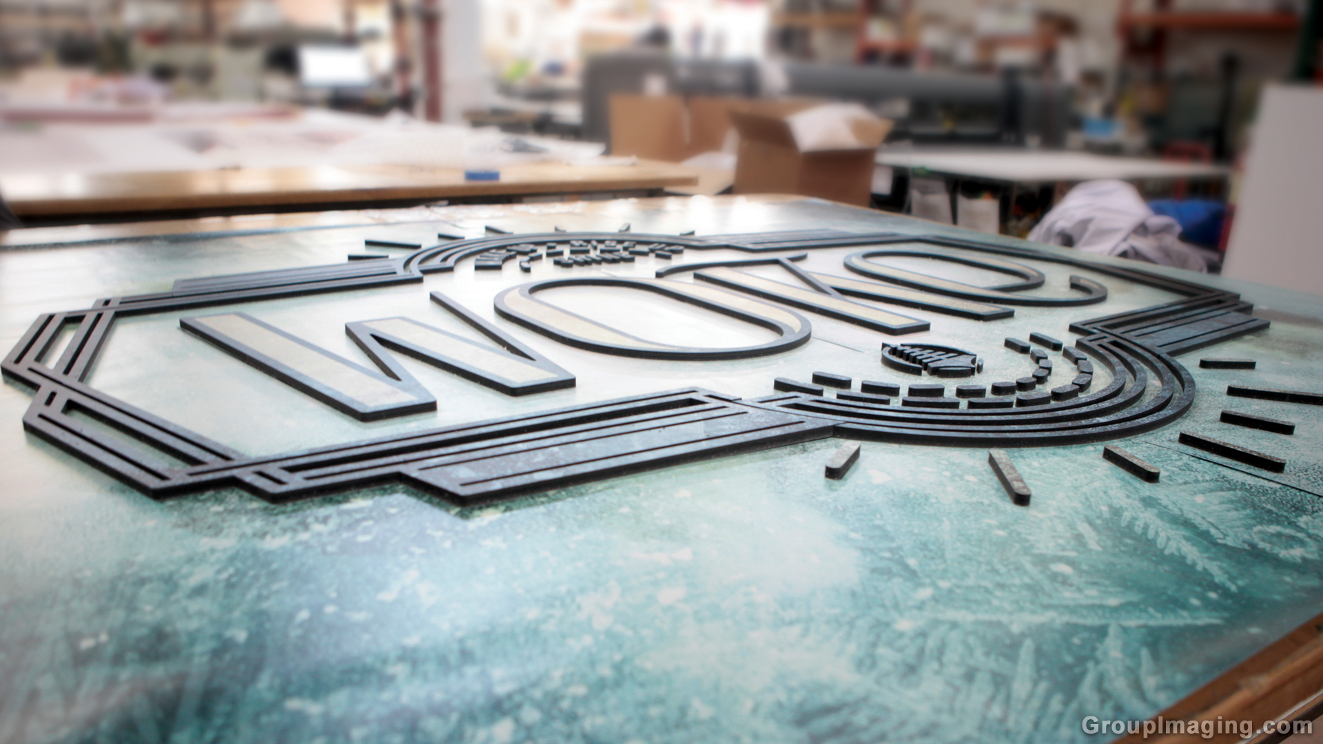 Stage Sign for Ponderosa Pines - Sermon, Ministry - Dimensional Sintra ...