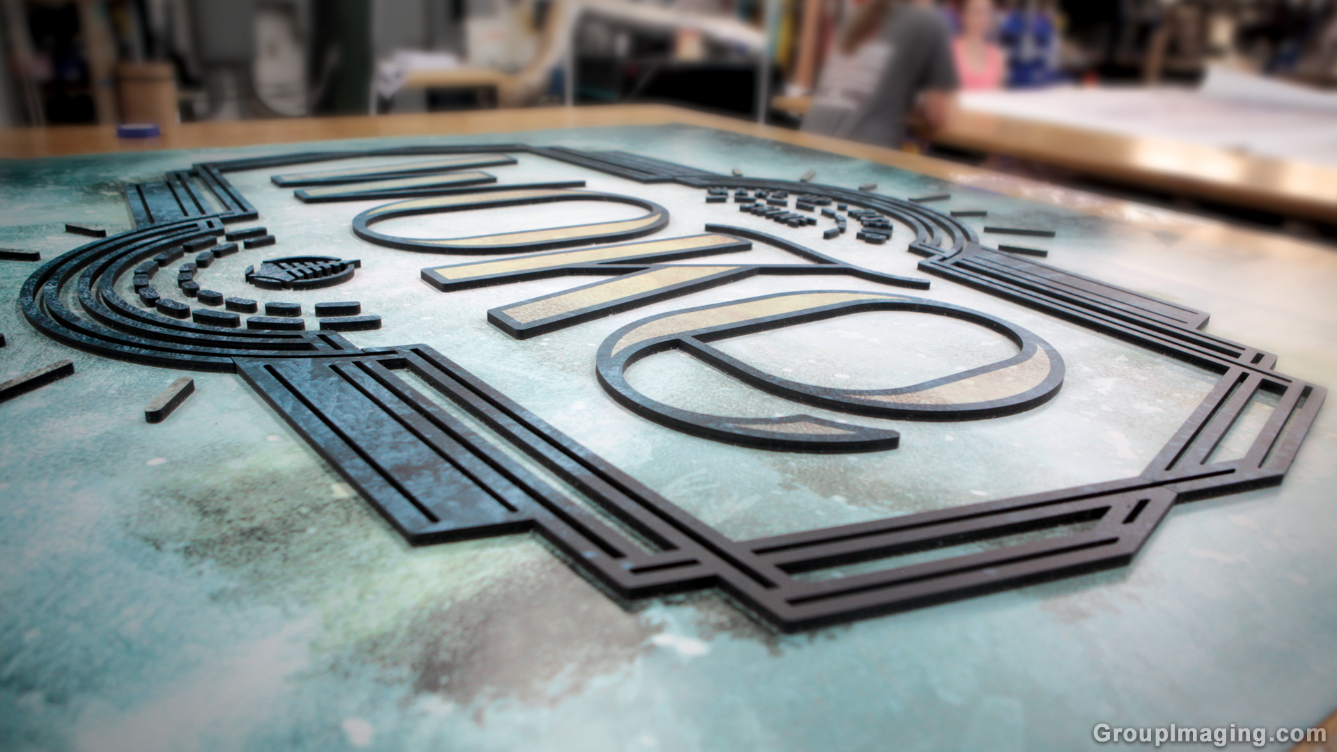 Stage Sign for Ponderosa Pines - Sermon, Ministry - Dimensional Sintra ...