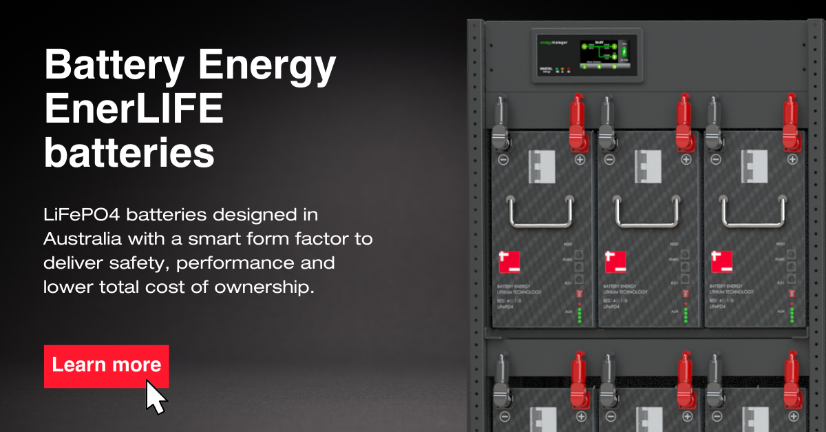 EnerLIFE Lithium Batteries - Power solutions | Battery Energy Australia