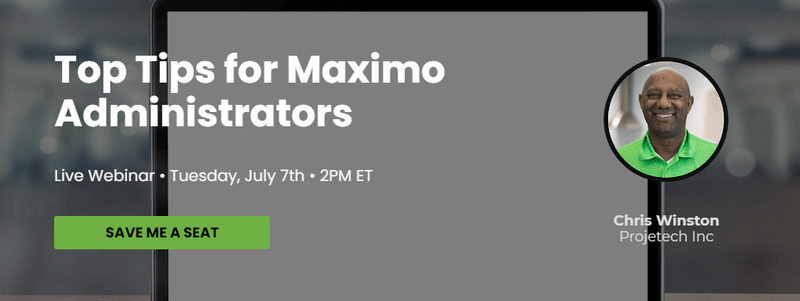 Maximo Manage UI Differences for the Maximo 7.6.x User | Projetech Inc