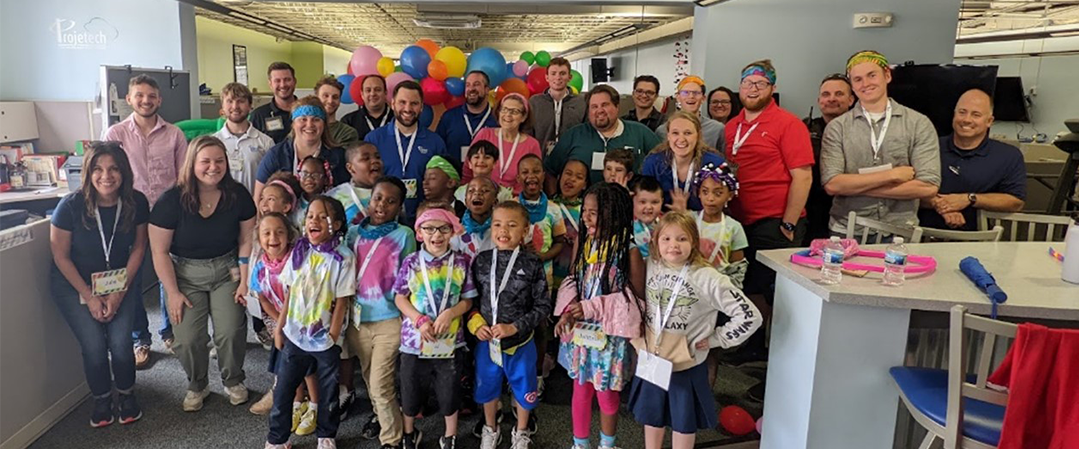 Teaching Kids Tech through Adopt A Class | Projetech Inc