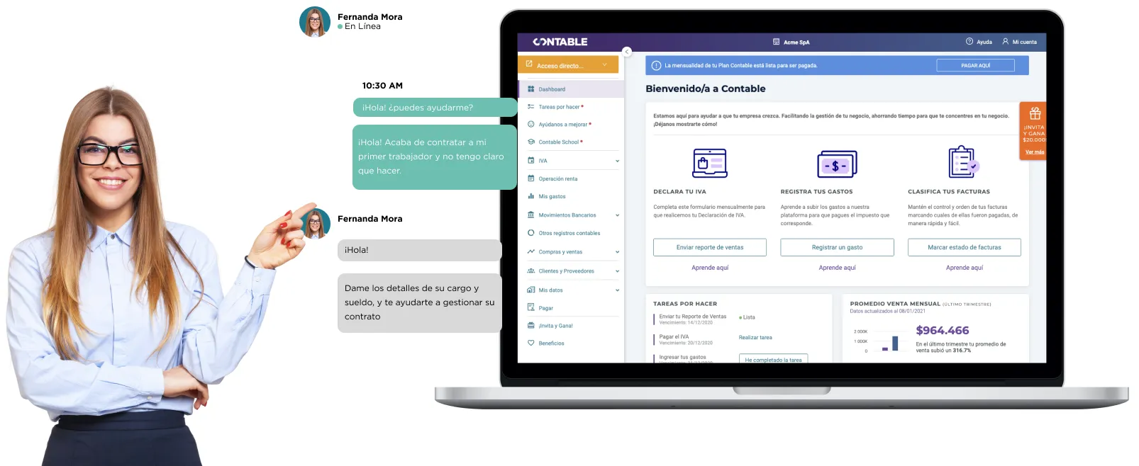 Contable | Contabilidad inteligente microempresas