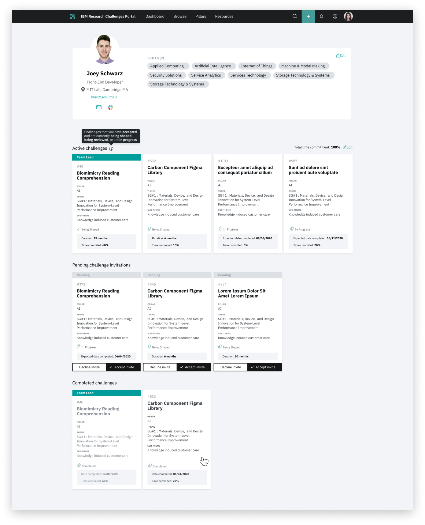 Chase Kettl | Design ~ Challenges Portal