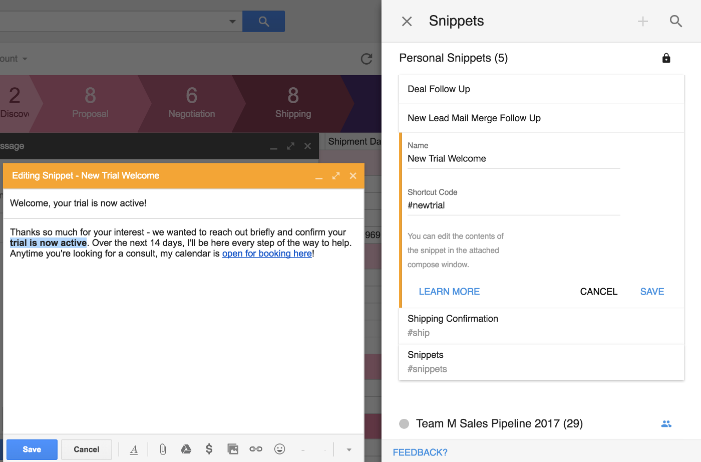 Improved Snippet Experience! - Streak