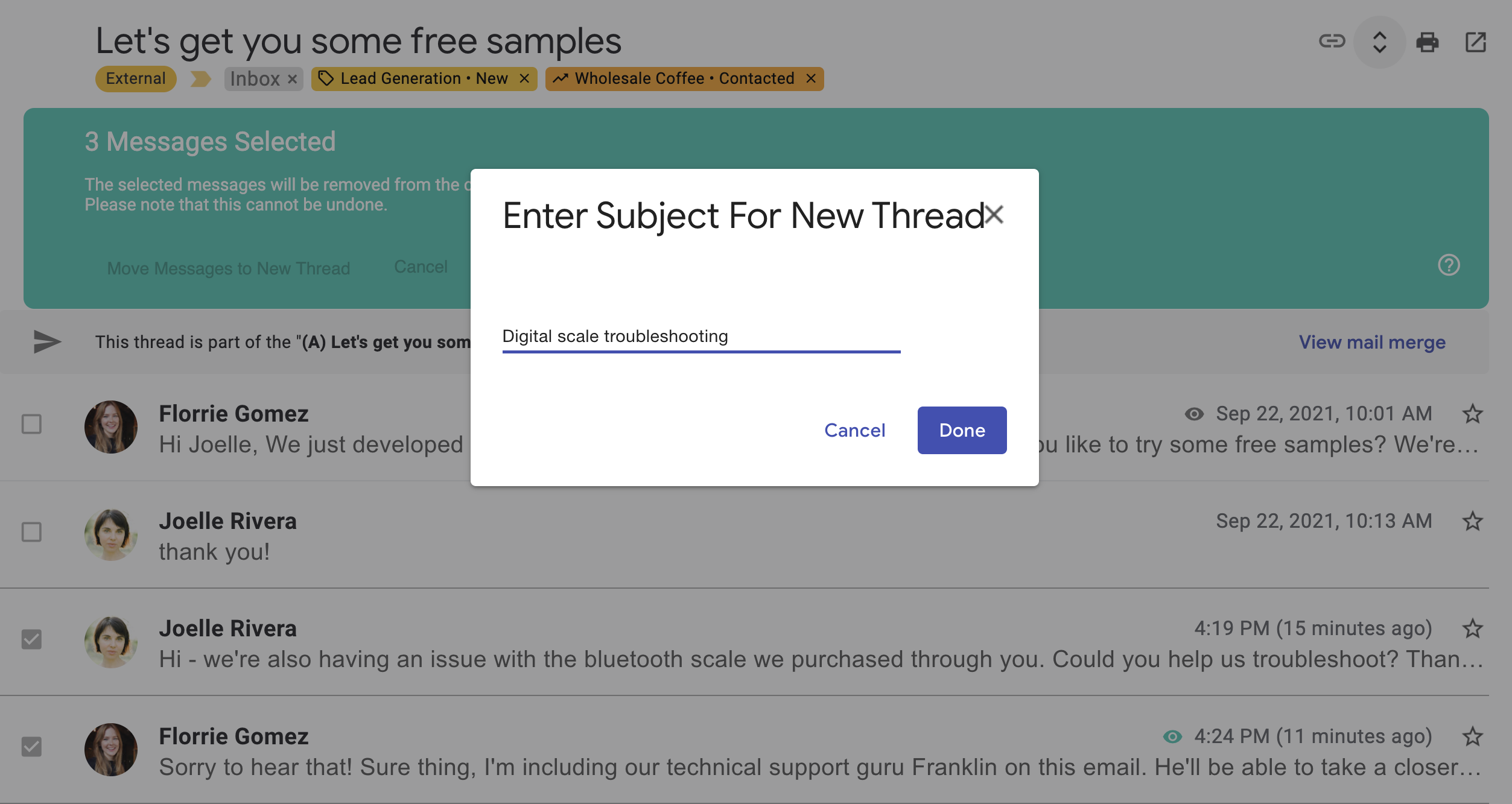How To Separate Email Threads In Gmail Streak