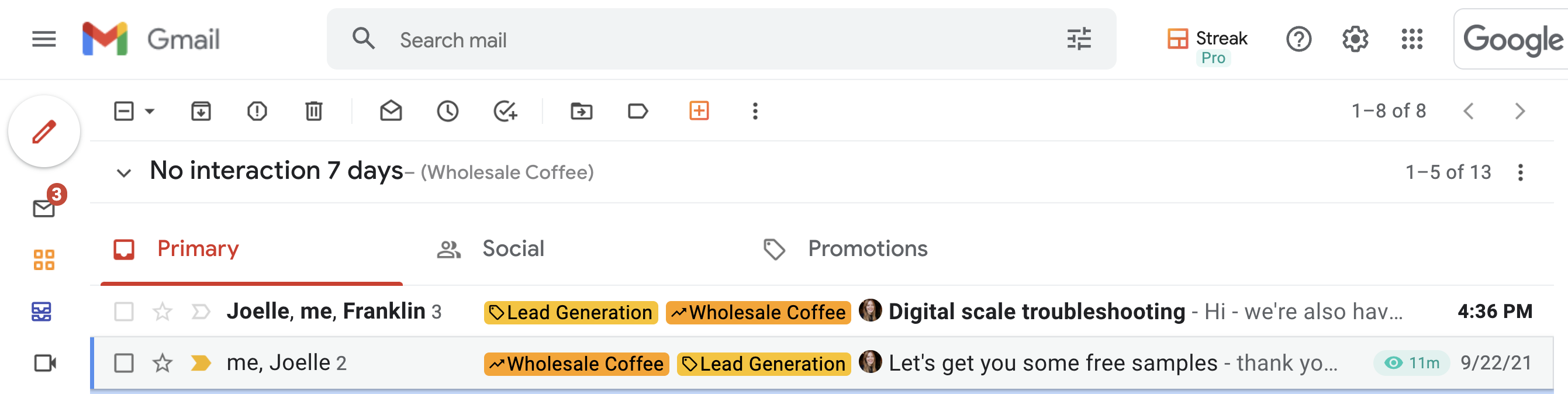 How To Separate Email Threads In Gmail Streak