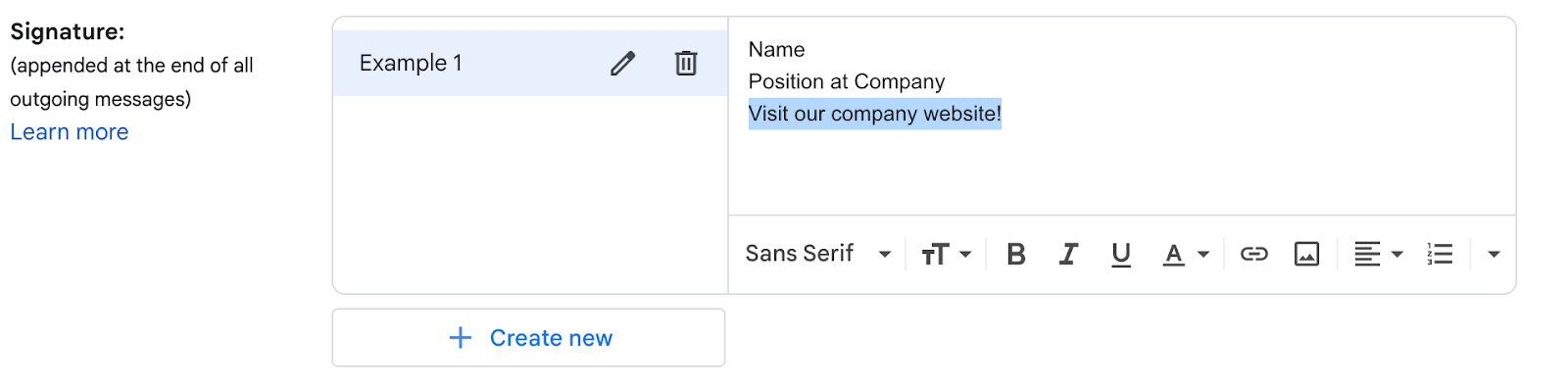 How to hyperlink in Gmail - Streak