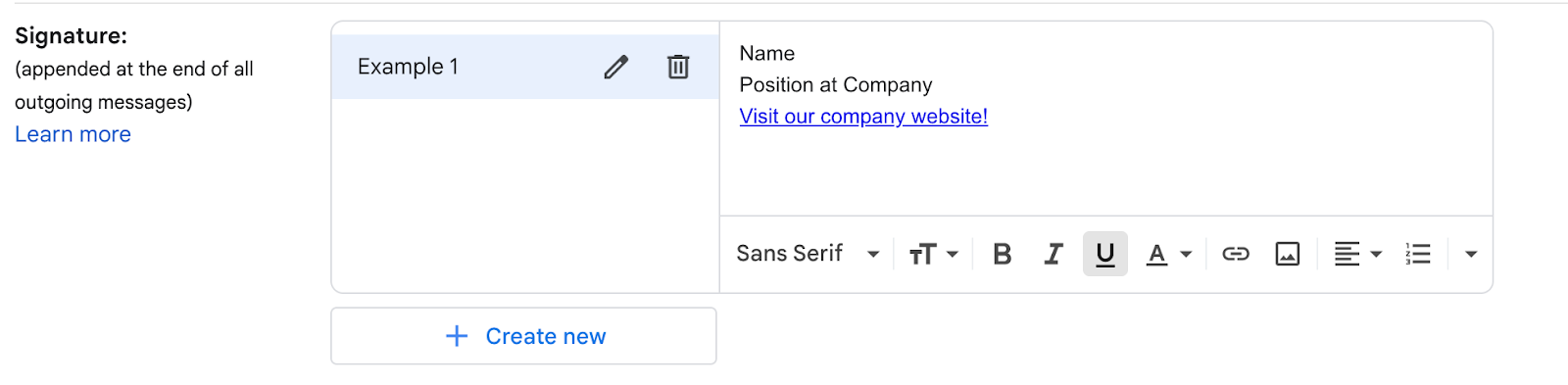How to hyperlink in Gmail - Streak