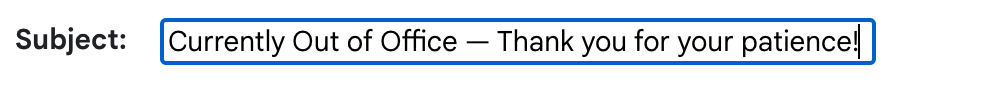 How to write and schedule a professional out of office message (+10 ...