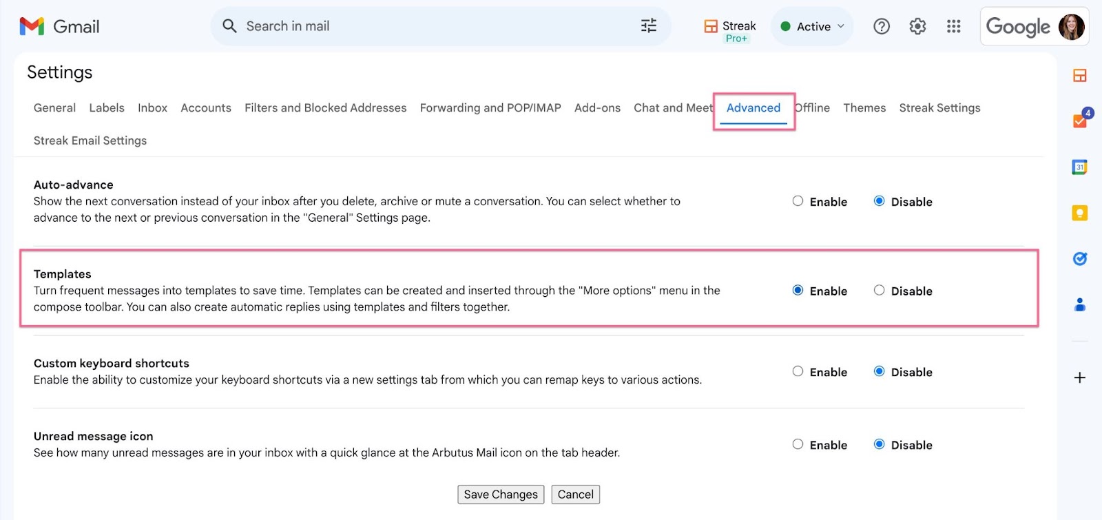 Two simple methods to create a Gmail canned response - Streak