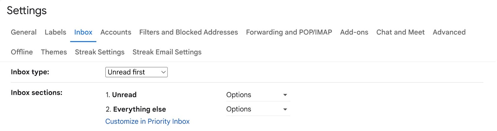 How to find unread emails in Gmail - Streak
