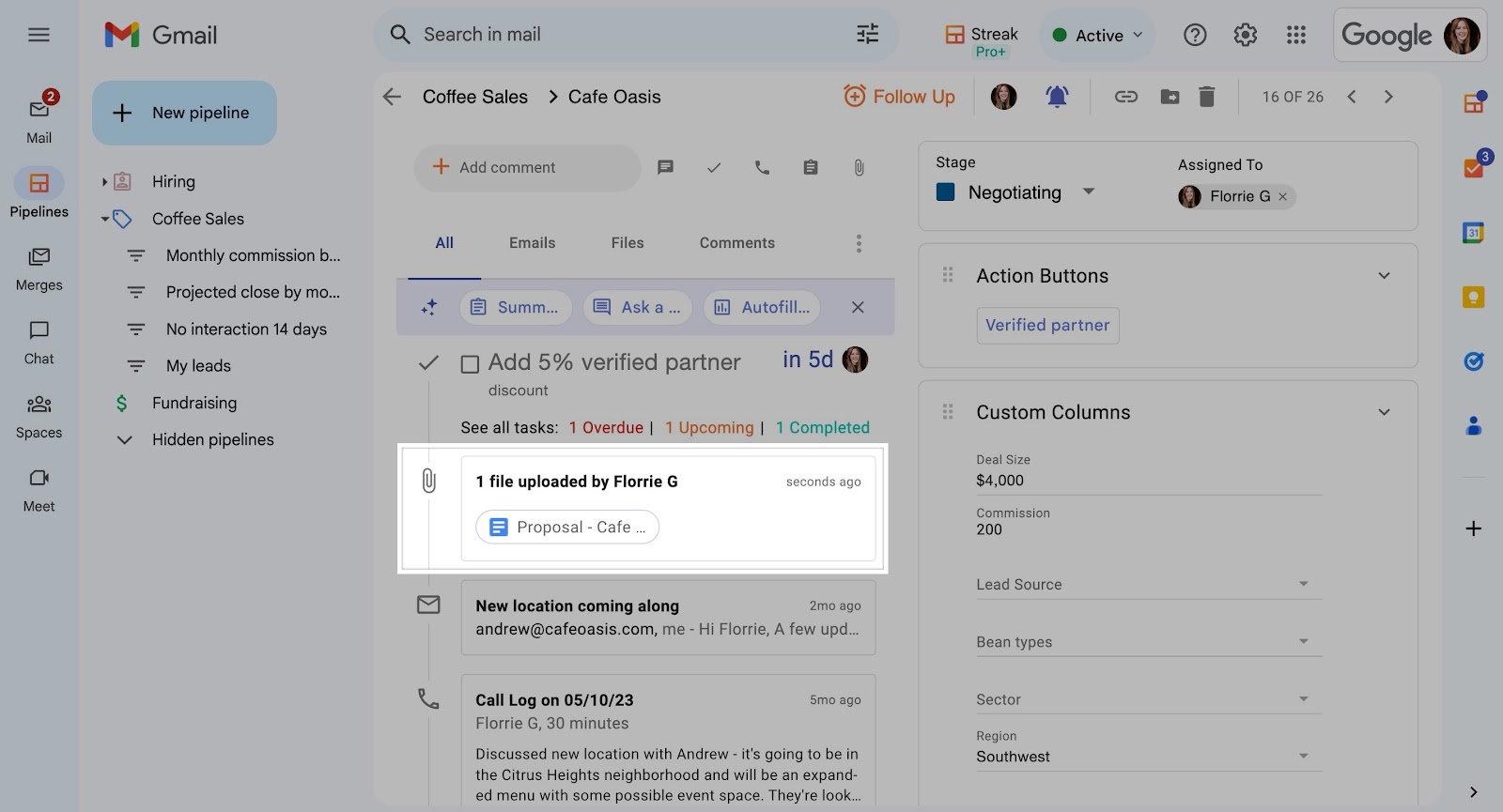 How to send a PDF through Gmail - Streak