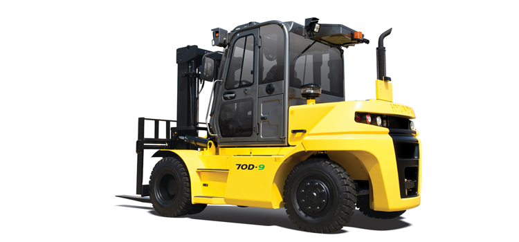 New Hyundai Pneumatic Tire Diesel Powered Forklift for Sale | (35D-9 ...