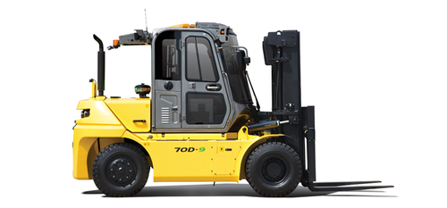 New Hyundai Pneumatic Tire Diesel Powered Forklift for Sale | (70D-9)
