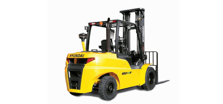 New Hyundai Pneumatic Tire Diesel Powered Forklift for Sale | (35D-9F ...