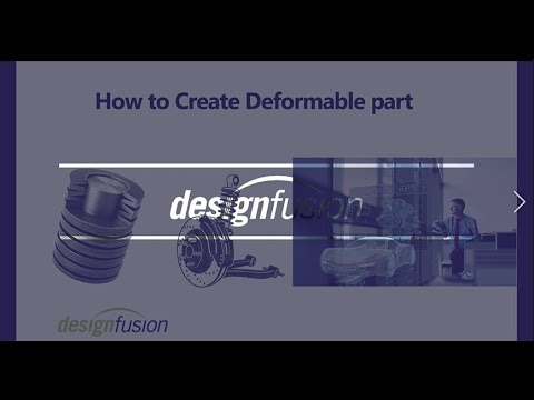 How to Create a Deformable Part in NX
