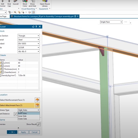 Using the Structure Designer Application